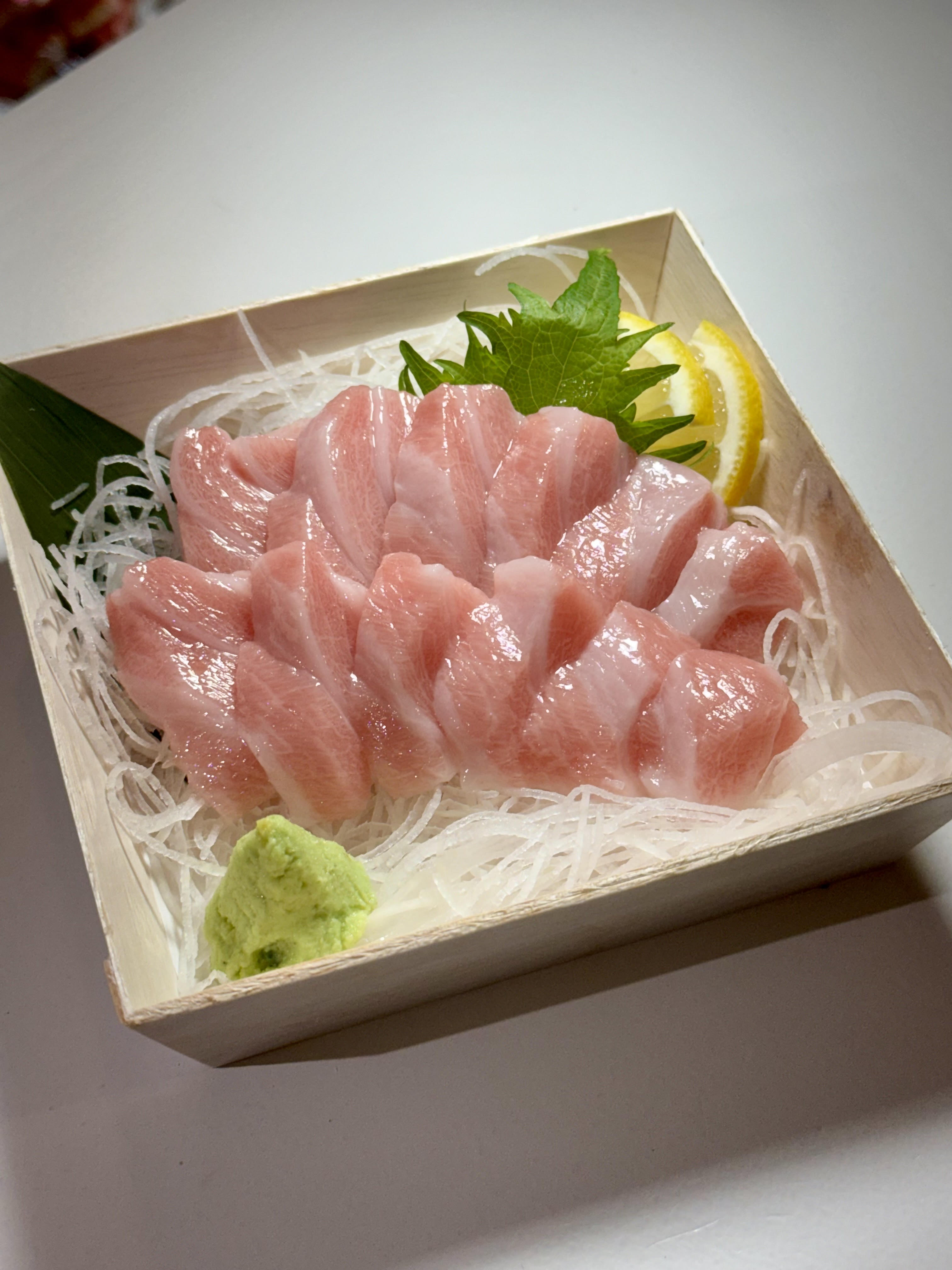 Otoro sashimi 100gms – Ezo Seafoods Fresh